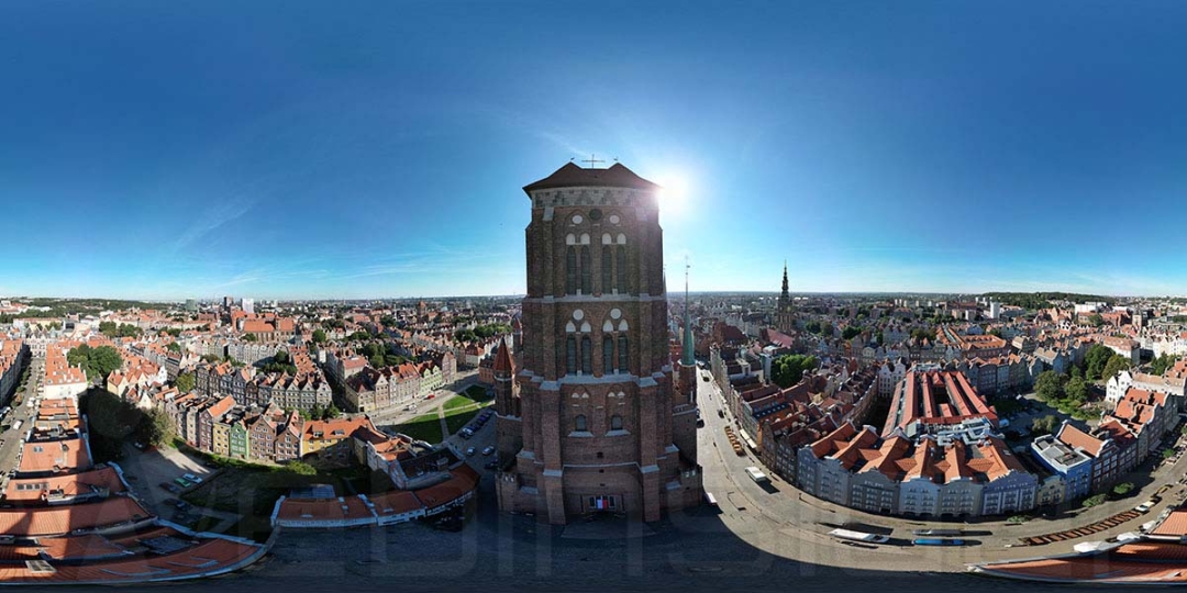 Test oprogramowania do składania panoram sferycznych (360), na ...