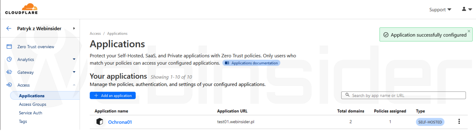 Zero Trust od Cloudflare, czyli prosty i bezpieczny sposób na dostęp do lokalnych zasobów z ...